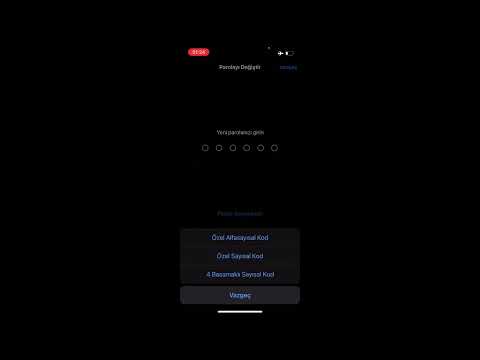 IPHONE Parolasını nasıl kısaltabiliriz? Parolayı Altı basamaktan dört basamağa düşürme