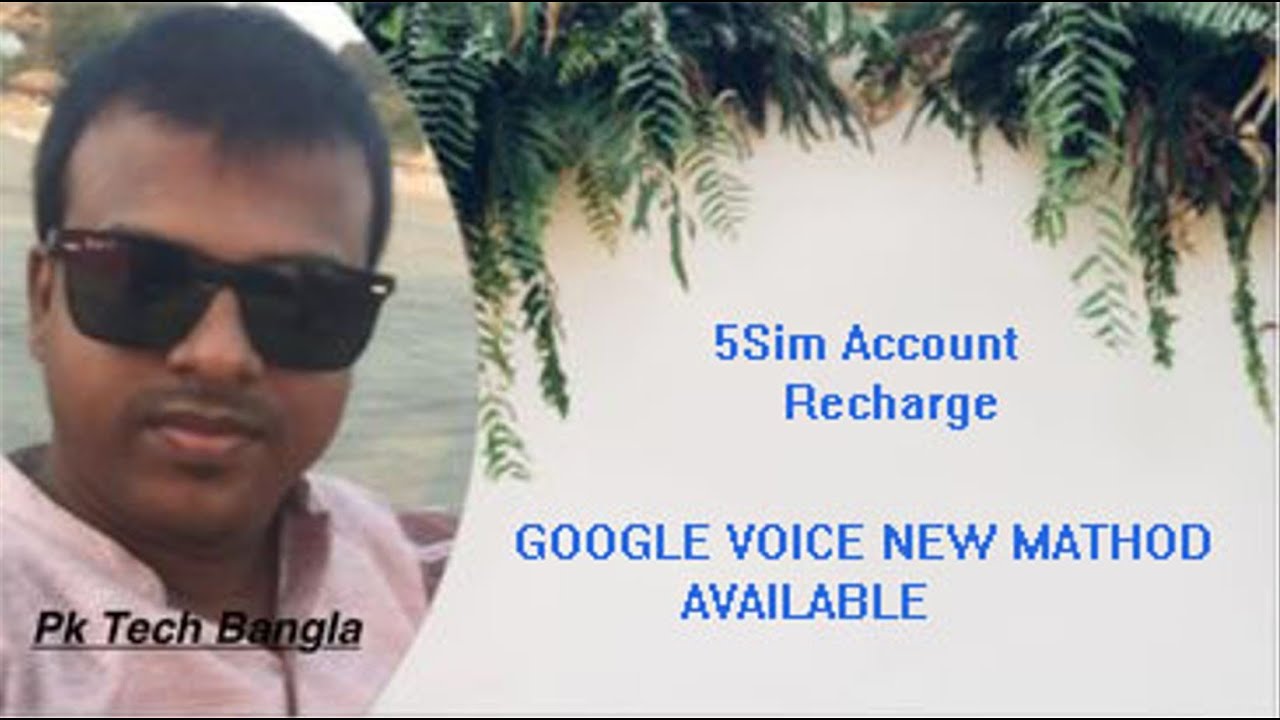 How to recharge 5Sim account..... - YouTube