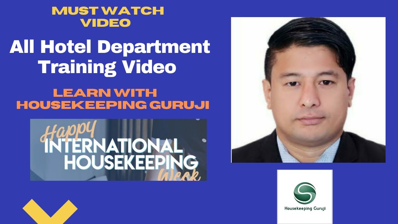 10 easy ideas to prepare Housekeeping Training Plan - YouTube