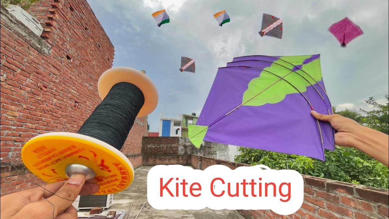 Kite Cutting 🔥 How to Cut other Kites - YouTube