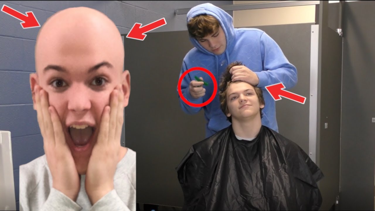 STUDENT GIVES HAIRCUT FOR FORMAL (U WON'T BELIEVE IT)!! - YouTube