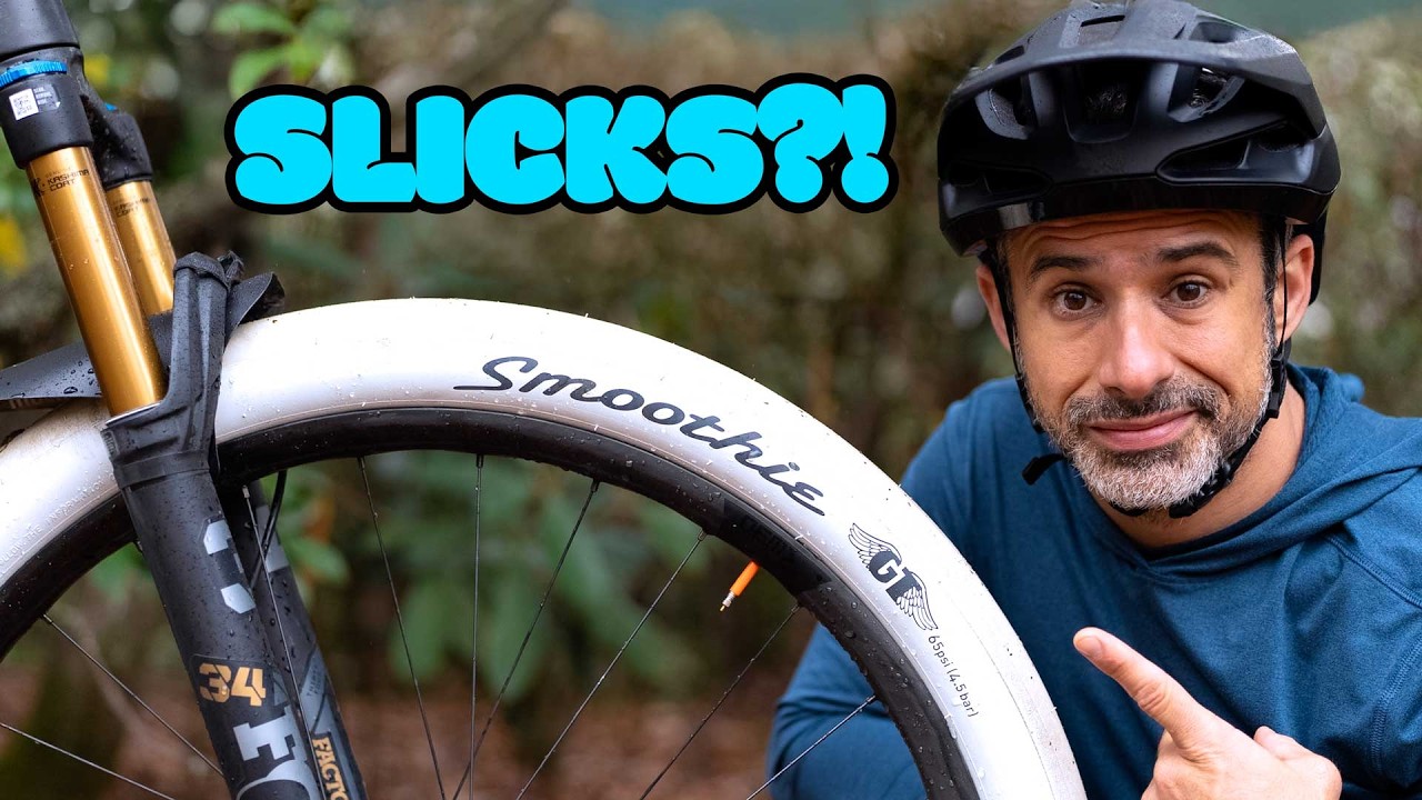 I Tested SLICK Tires On My Mountain Bike - YouTube