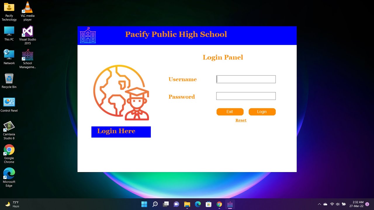 How To Create School Management System in Visual Studio 2015 Part 2 ...