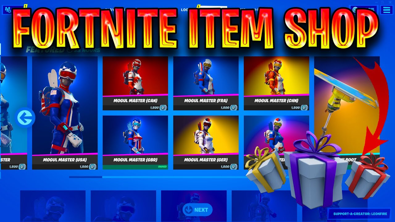 Fortnite Item Shop TODAY (GIFTING) | FN Item shop LIVE Countdown (10 ...