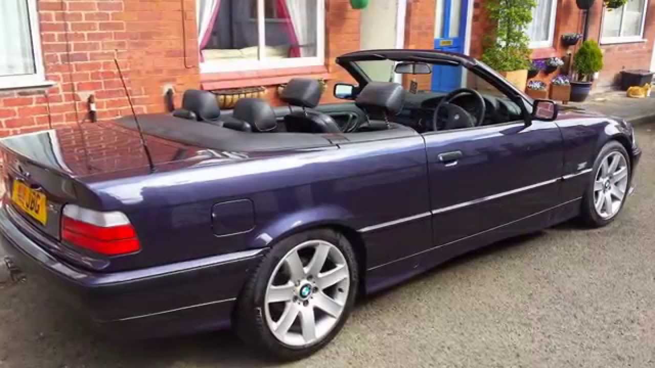 RARE BMW E36 328i Convertible - Madeiraviolett Metallic - YouTube