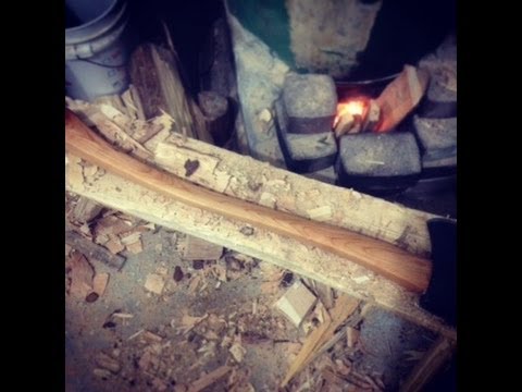 Make your own custom axe handle - Cherry wood! - YouTube