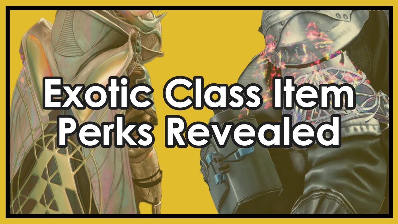 How Exotic Class Items will work in Final Shape (& some new gameplay ...