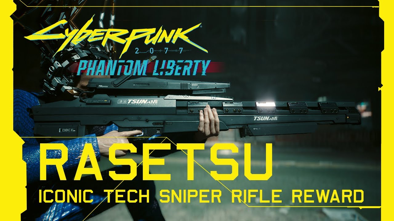 Cyberpunk 2077: Phantom Liberty - Rasetsu Iconic Tech Sniper Rifle ...