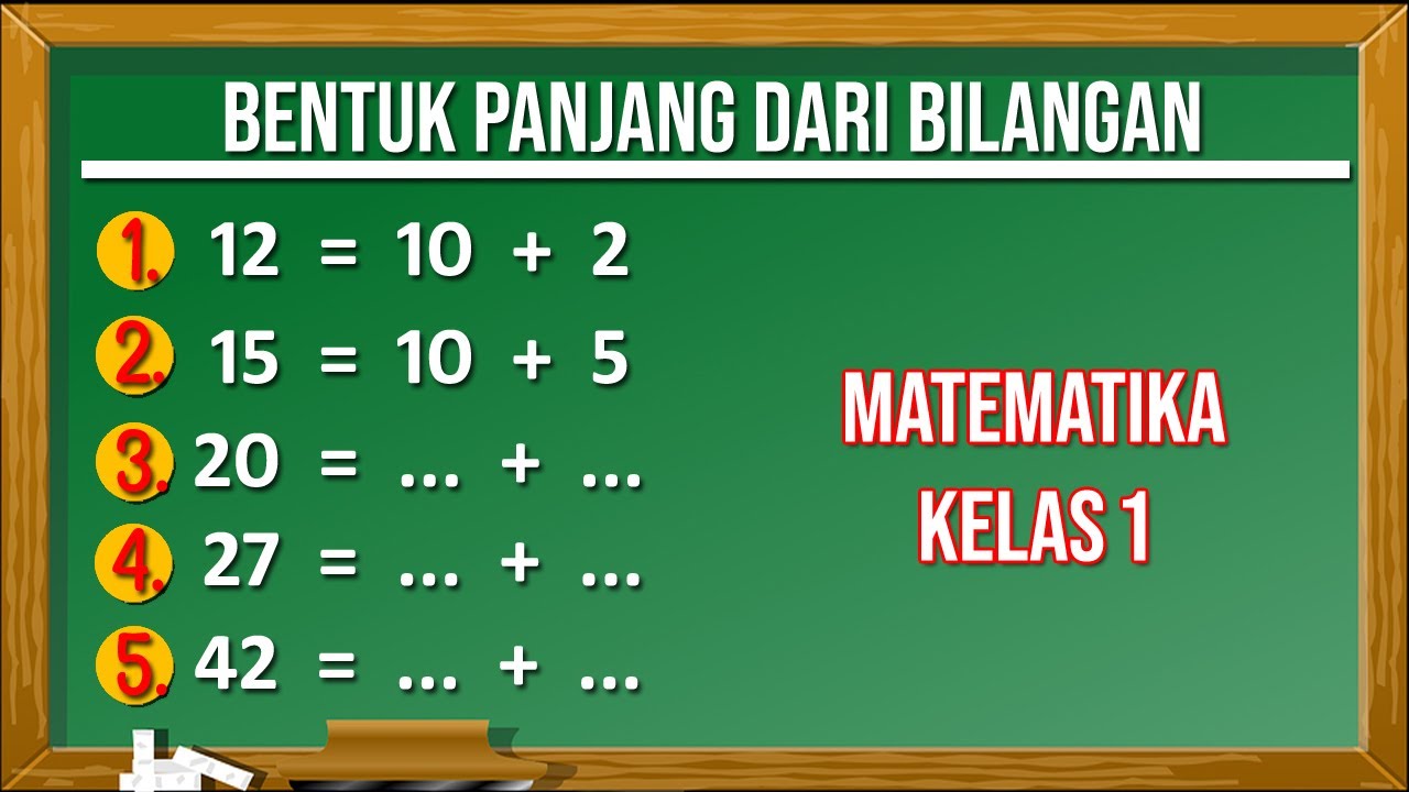 bentuk panjang bilangan - YouTube