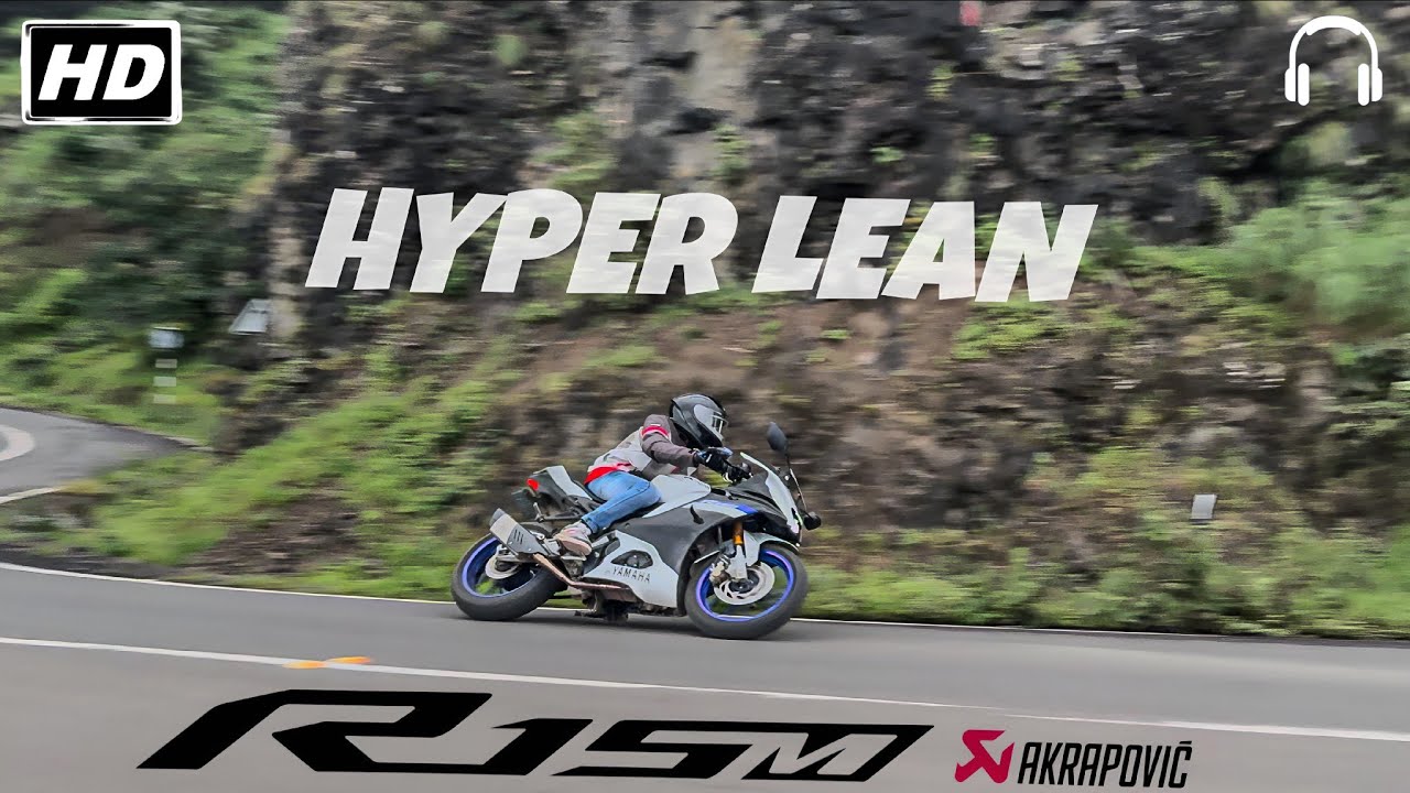 Extreme Lean Angles POV || Yamaha R15 M Akrapovic R1 Exhaust LOUD ...