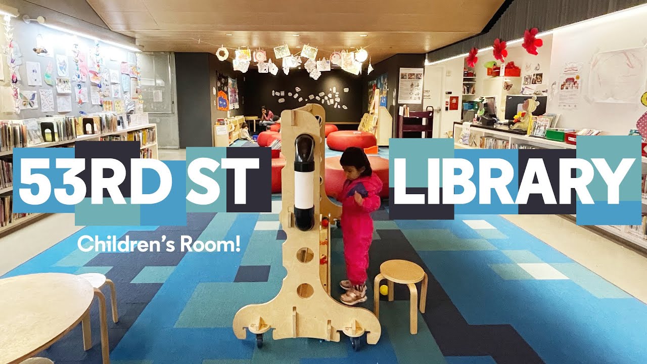 【INDOOR】Children's Room at the 53rd St Library! - YouTube