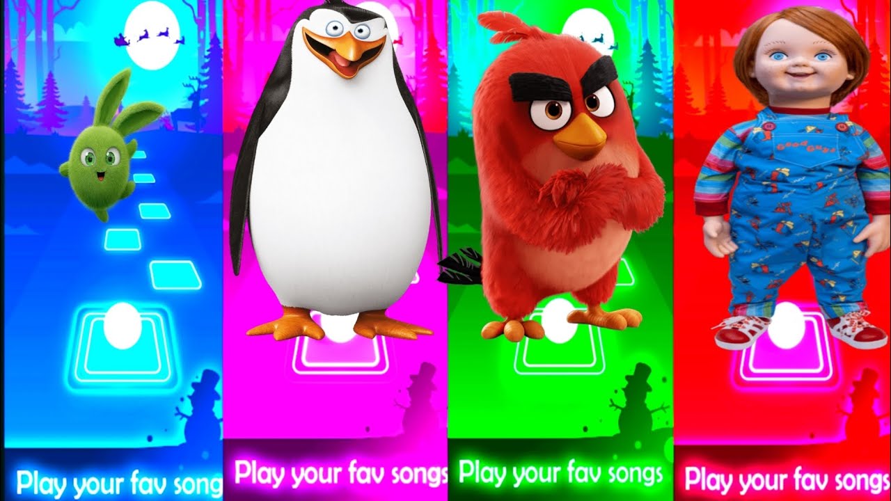 Sunny_Bunnies🆚Penguins_of_Madagascar🆚The_Angry_Birds🆚Chucky ...
