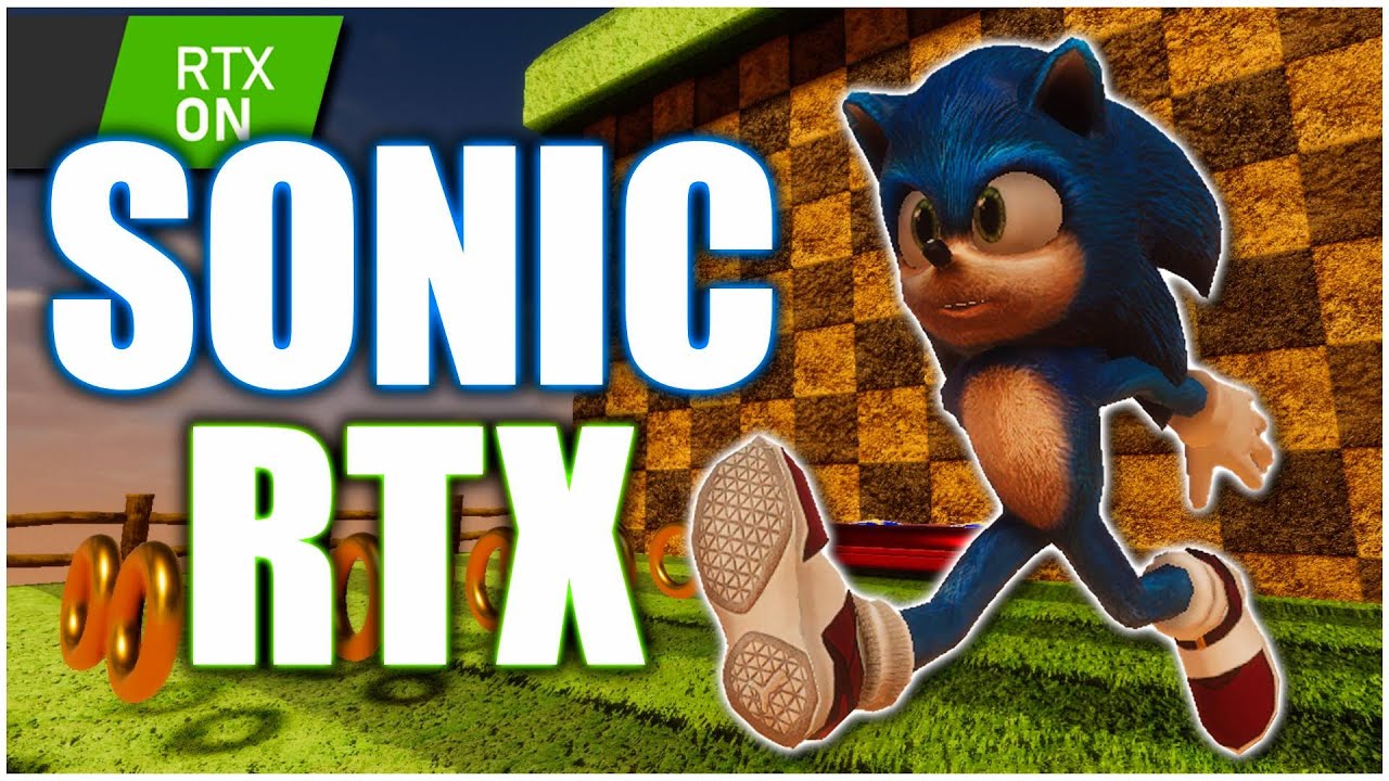 Hice a Sonic pero RTX (y es muy raro) - YouTube