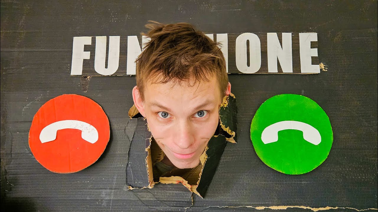 Fun iPhone 16 Pro Max crash test incoming call cardboard - YouTube