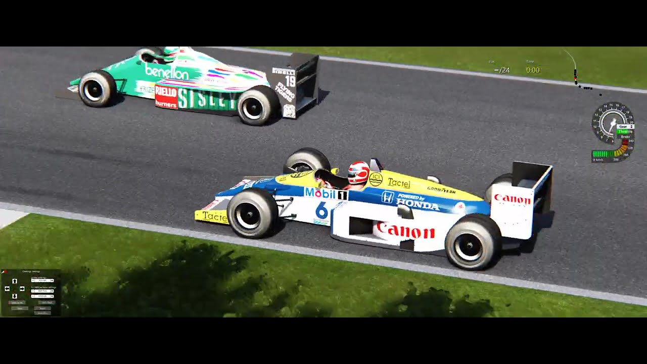 Assetto Corsa Hungaroring F1 1986 Williams FW11 Nelson Piquet - YouTube