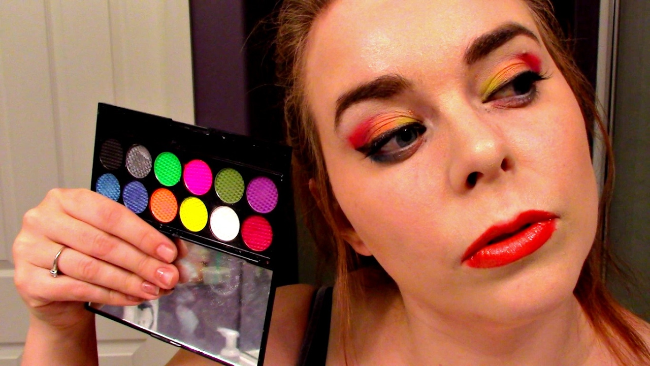 NEON GET READY WITH ME | Sleek Acid - YouTube