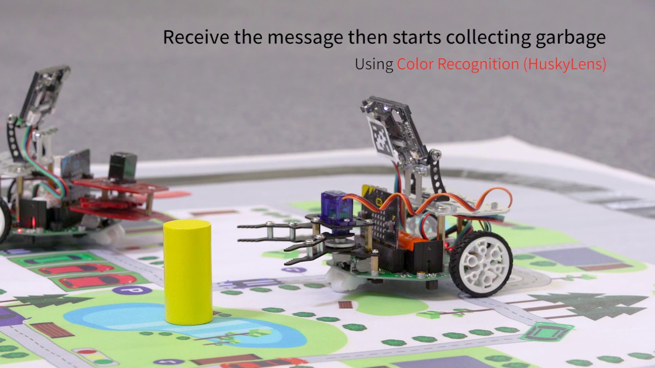 Project | Smart Garbage Collecting System with micro:Maqueen Plus ...