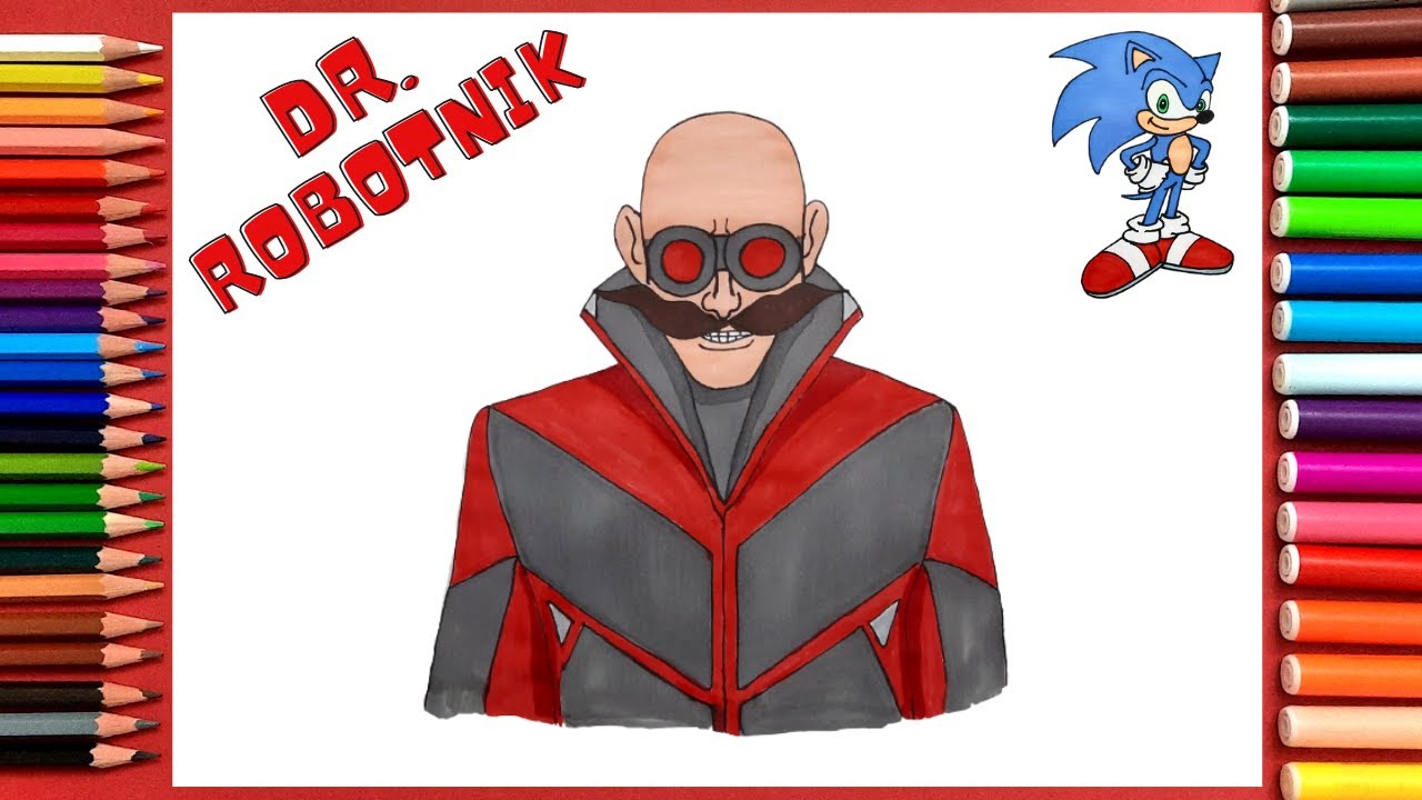 How to Draw Dr Robotnik Easy | Sonic the Hedgehog 2022 - YouTube