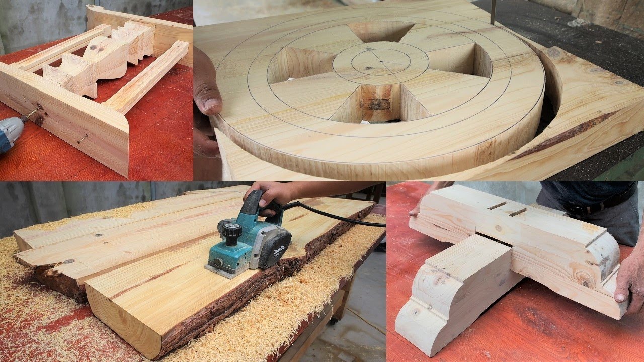 4 Incredible Woodworking Projects And Skills With Solid Wood // Best ...