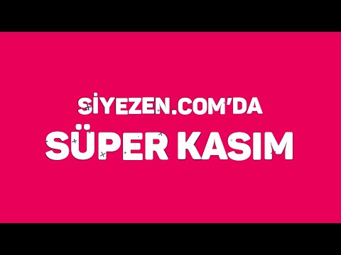 Büyük Bedenin Modası Siyezen.com'da Süper Kasım İndirimleri Başladı! #SüperKasım #indirim