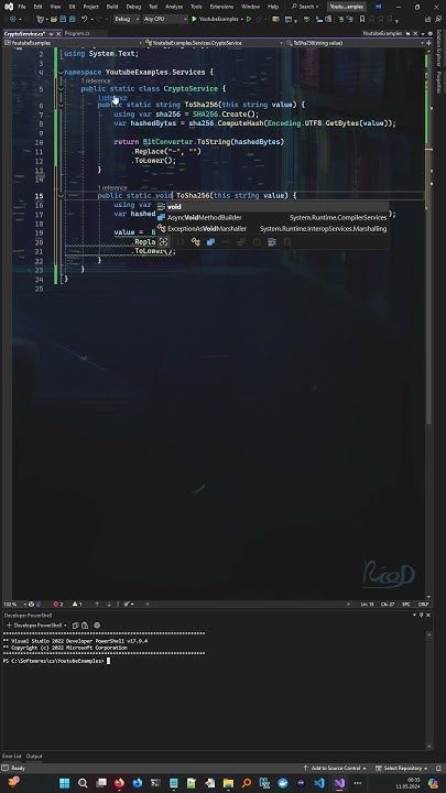 Csharp Static method, Ref keyword, Extension method Kullanımları - YouTube