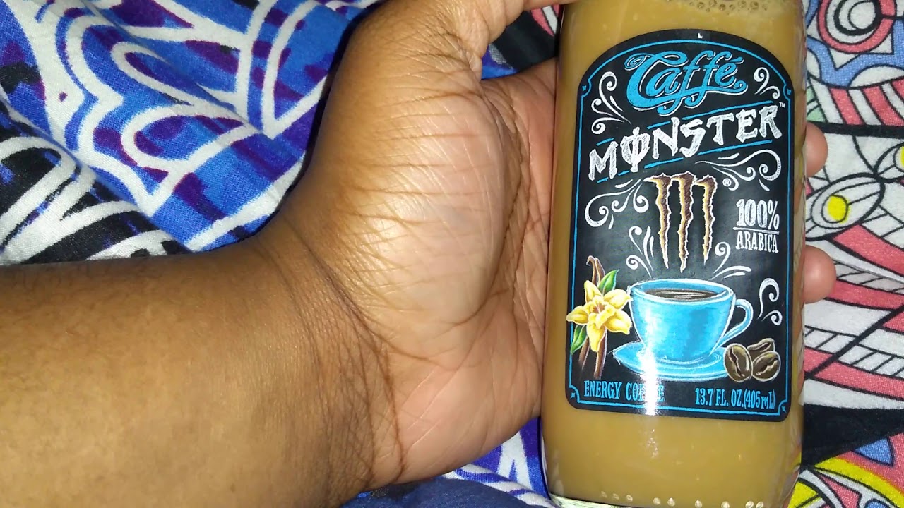 Monster Caffe "Vanilla" Iced Coffee Review - YouTube