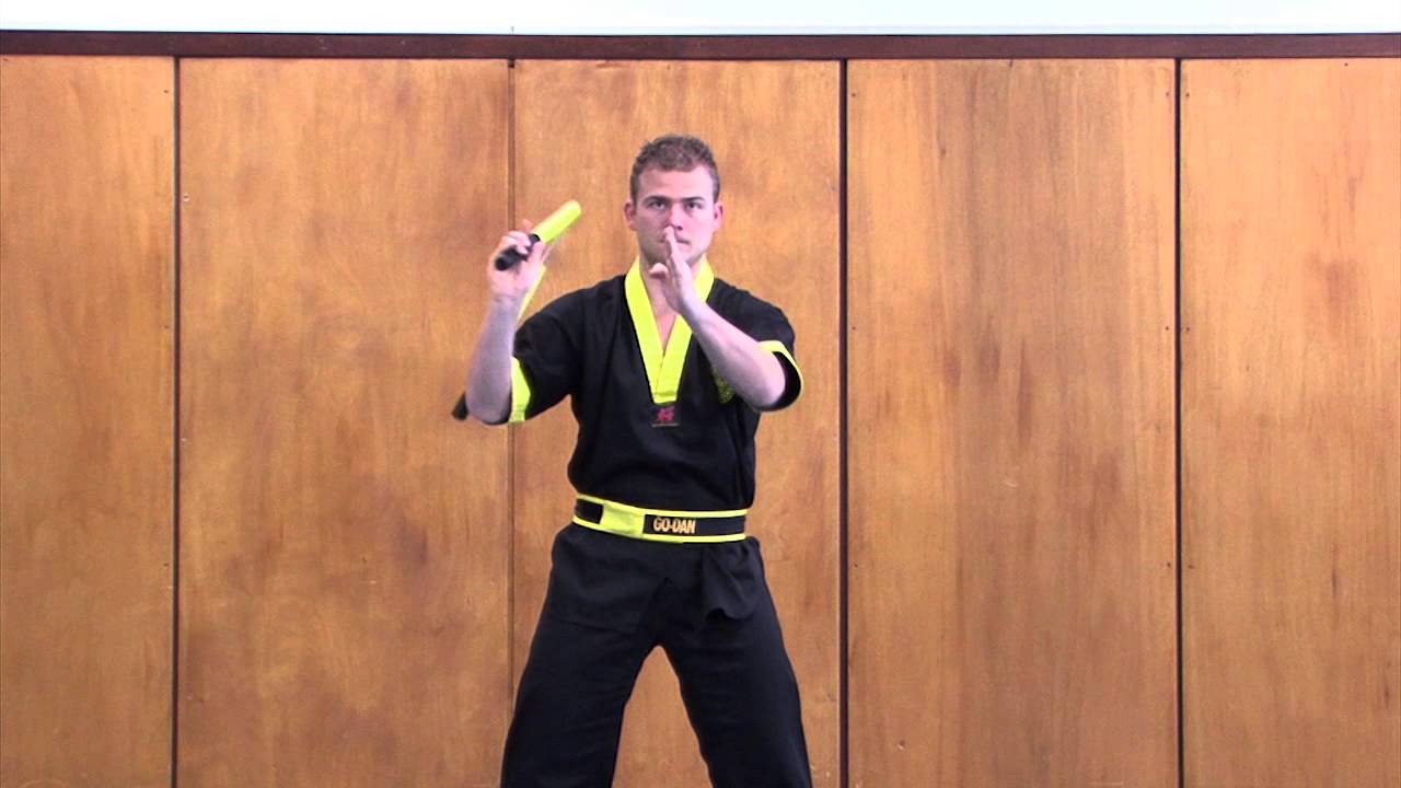 BASIC COMBINATION 2 - WNA NUNCHAKU TUTORIAL - YouTube
