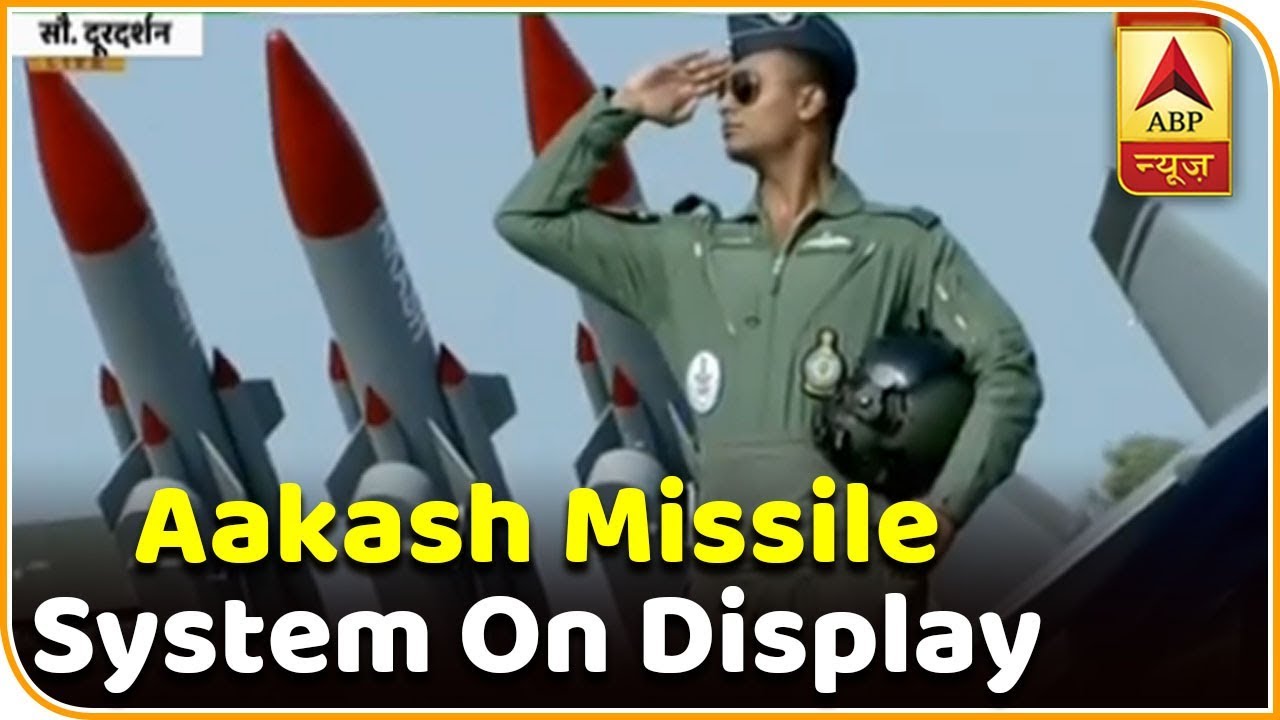 Indian Air Force Surface-To-Air Aakash Missile System On Display At ...