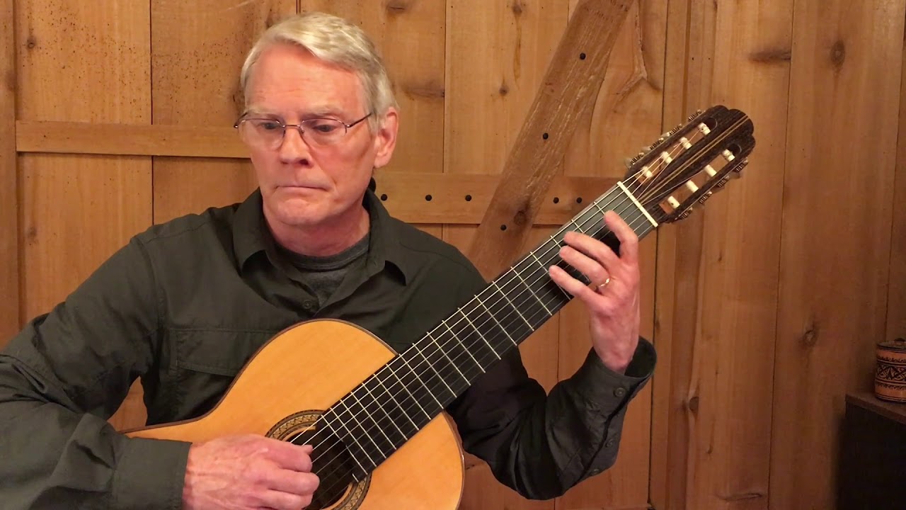Prelude from Cello Suite 1 by J S Bach: Daniel Estrem, 8-string guitar ...