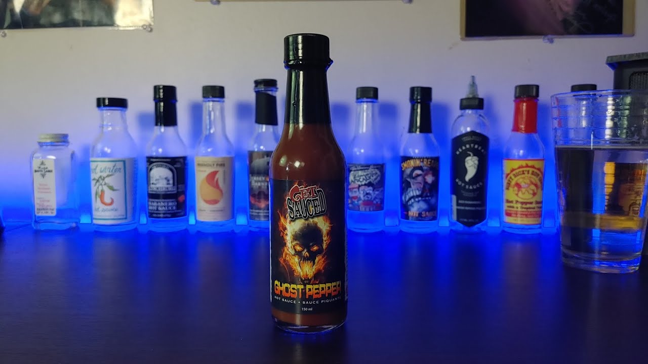 Hot sauce review: Get Sauced Ghost Pepper - YouTube