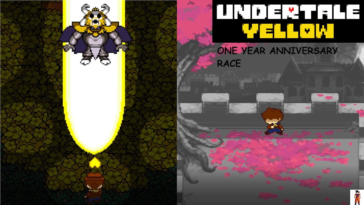 Undertale Yellow One Year Anniversary SPEEDRUN RACE - YouTube