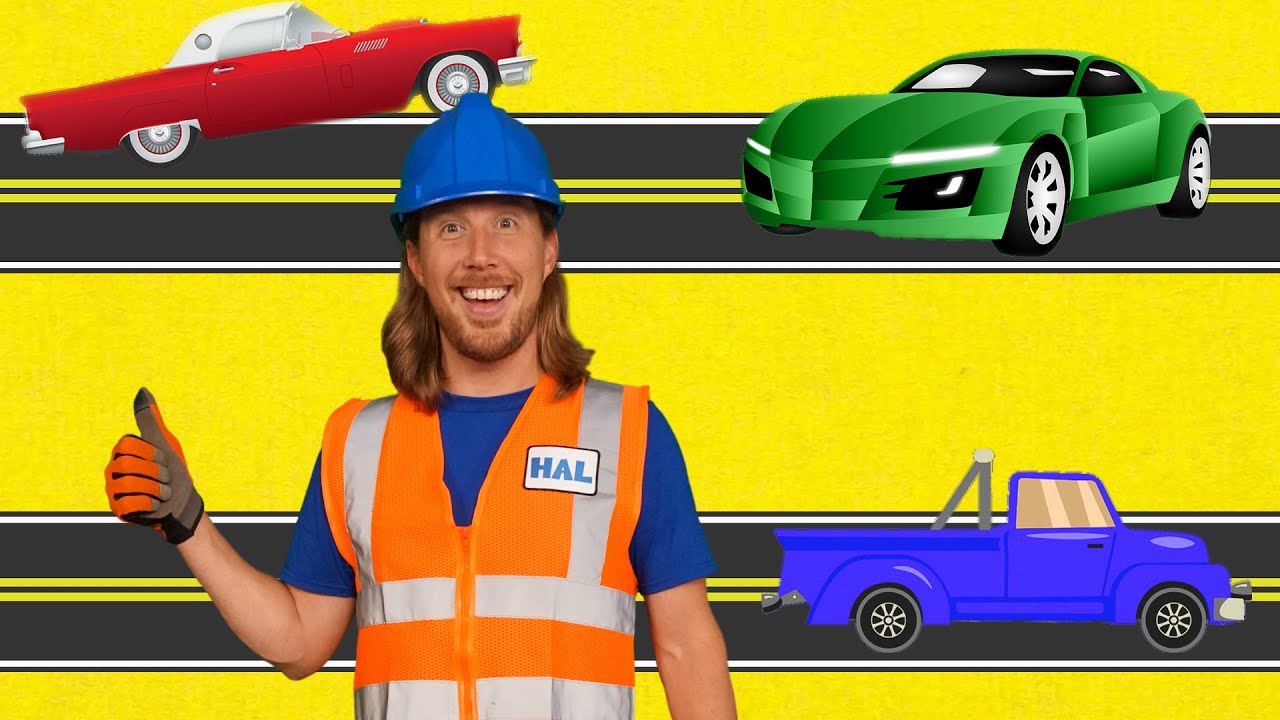 Handyman Hal Explore Cars Trucks and tractors | Convertibles Cars | Fun ...