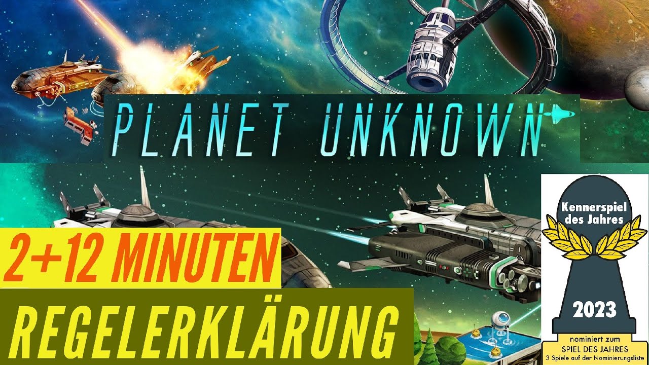 Planet Unknown Regeln Anleitung Brettspiel - Nominiert zum Kennerspiel - YouTube