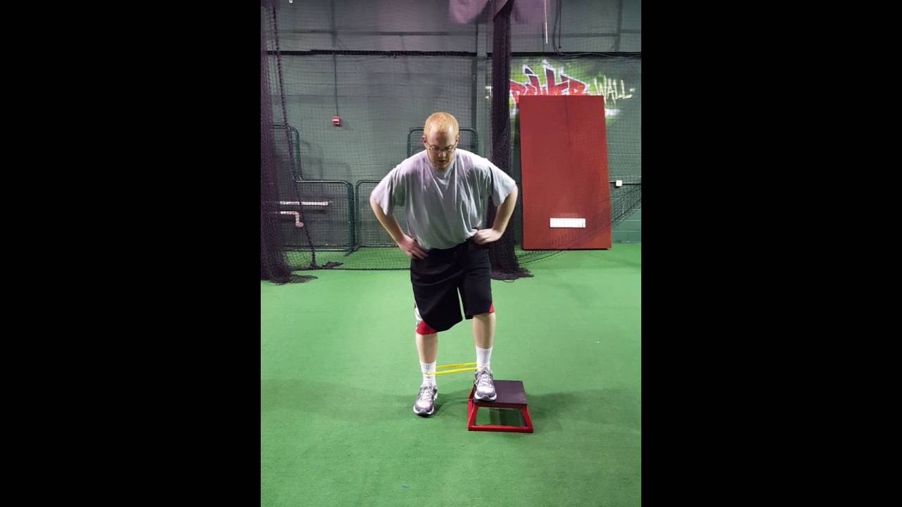 Resisted Left Single Leg Lateral Dips - YouTube