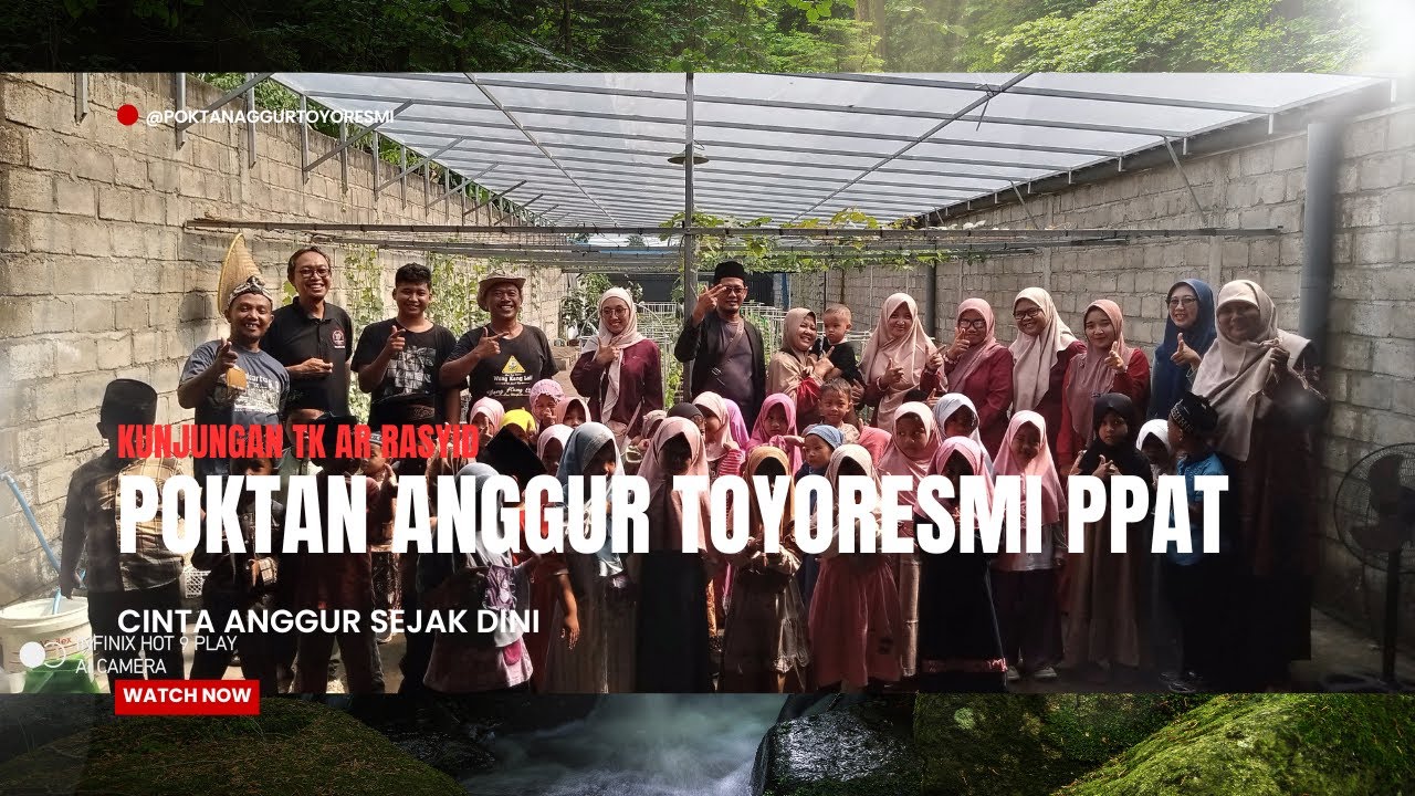 Kunjungan TK Ar Rasyid ke Poktan Anggur Toyoresmi - YouTube