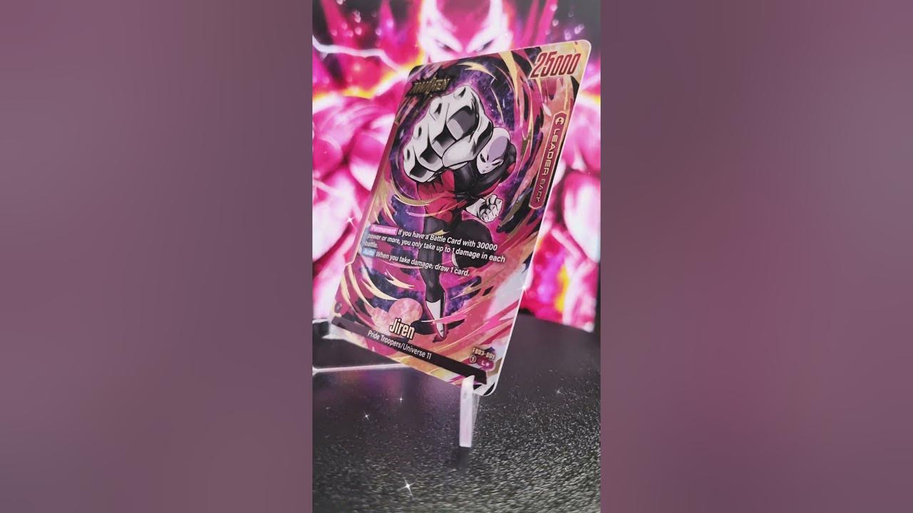 Jiren FB03-001 L⭐️ Leader Alt Art Dragon Ball Fusion World #dragonball #tcg #rare #jiren #new ...