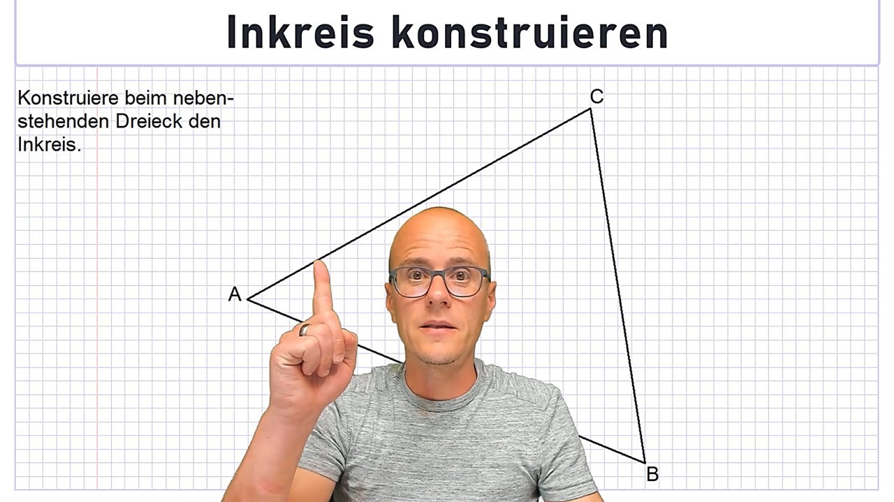 Inkreis konstruieren - YouTube