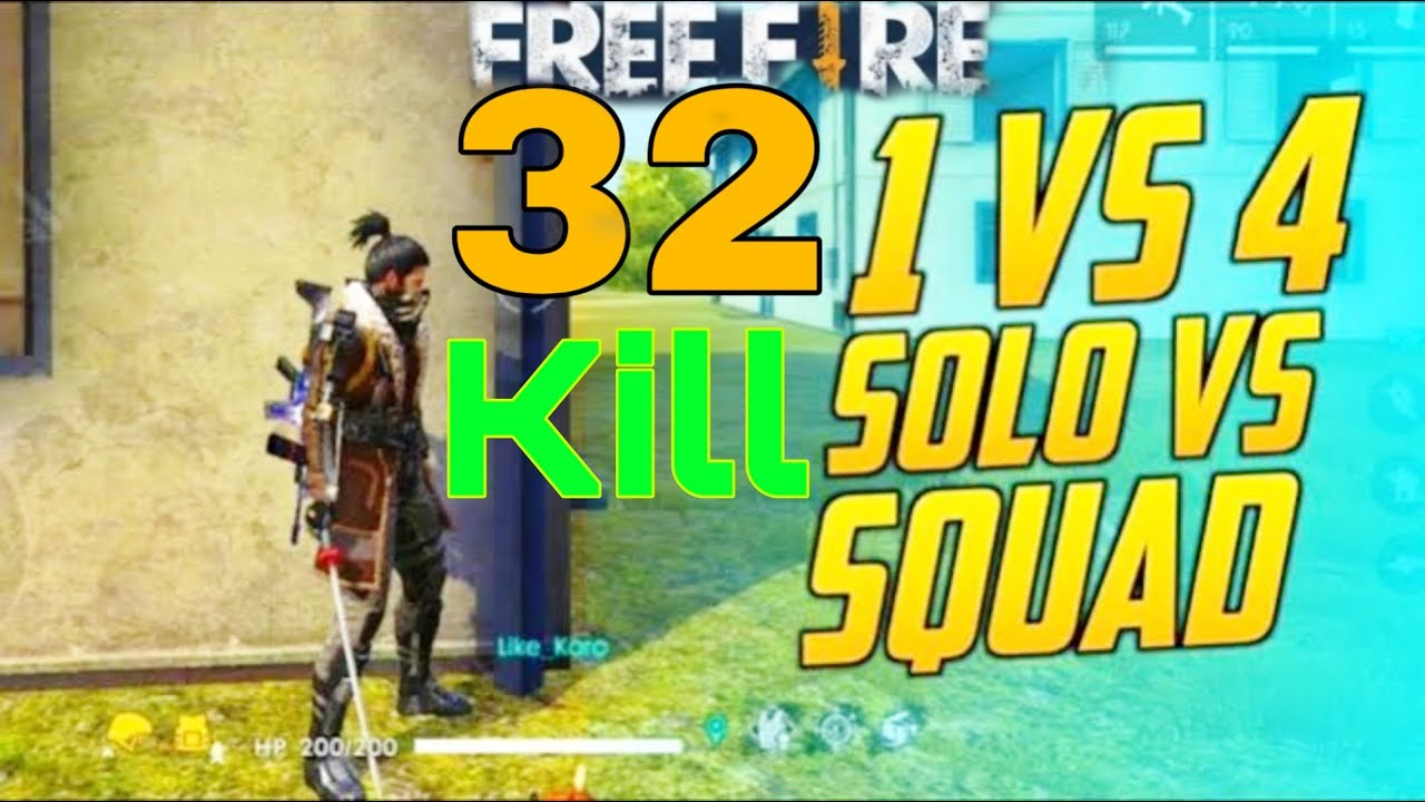 Solo Vs sQuad! 32 Kill, win Booyah, Best Shoot This Game 😜 - YouTube