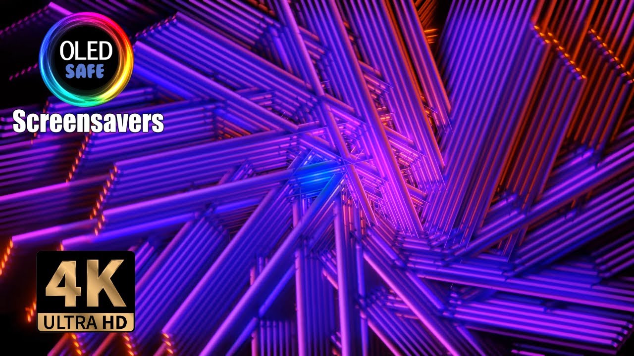 Modern Rotating Abstract Purple - 10 Hours - 4k - OLED Safe - YouTube