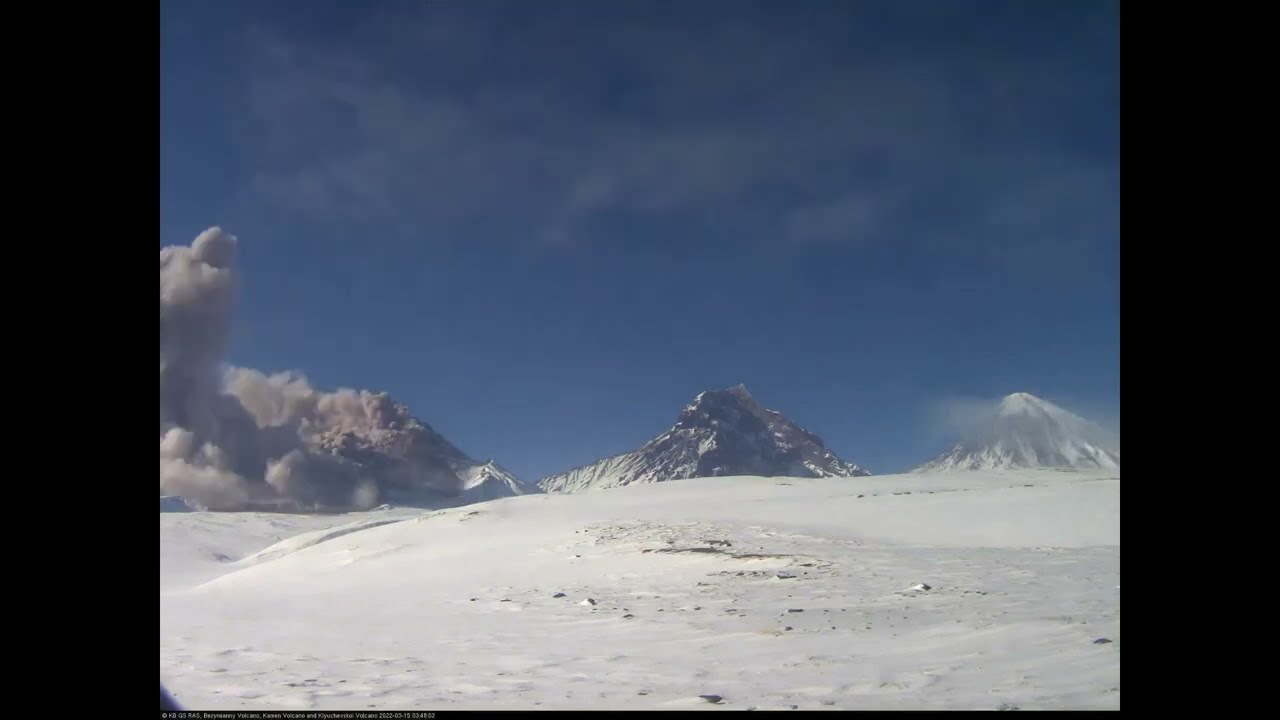 March 15, 2022, ~ Eruption ~ Bezymianny Volcano, Russia - YouTube