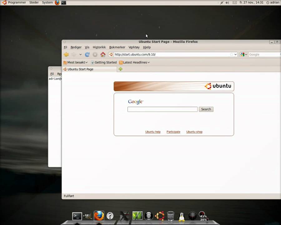 Ubuntu 9.10 - Compiz and Cairo-Dock showoff - YouTube