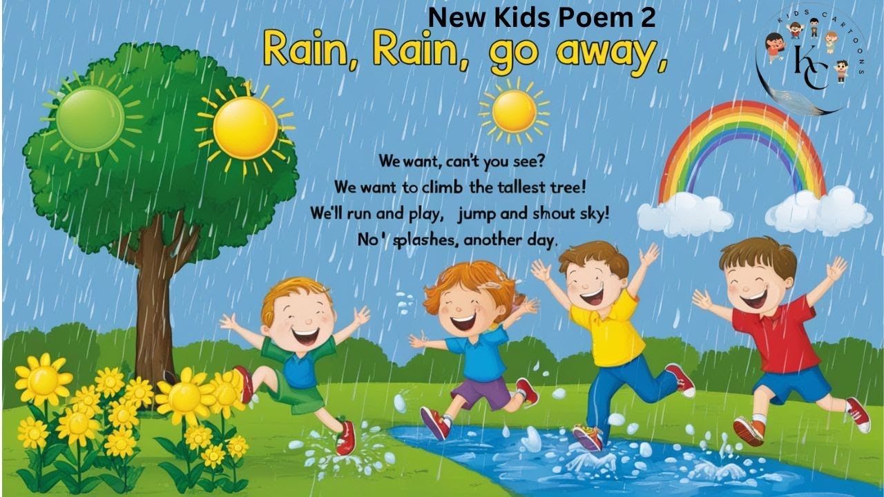Rain Rain Go away 2 - New Kids Poem - YouTube