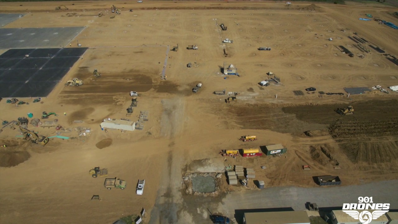 Warehouse Construction Progress Montage - YouTube