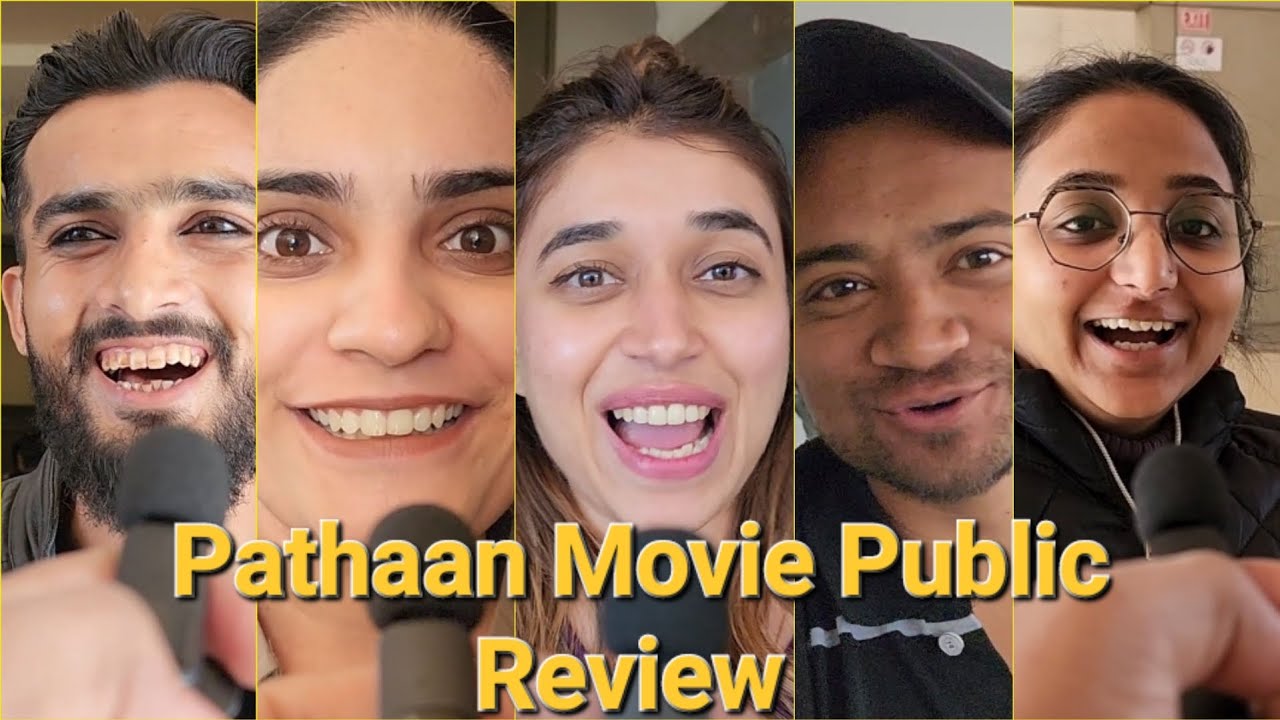 PTHAAN MOVIE PUBLIC REVIEW AHMEDABAD #PUBLIC REVIEW PATHAAN MOVIE - YouTube