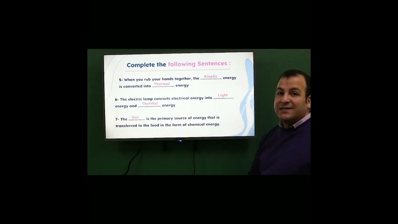 Grade 4. unit 3. concept 1. "Devies and Energy " Lesson 2. "Energy Chains " ♥️ 2nd term ️part 5 ...