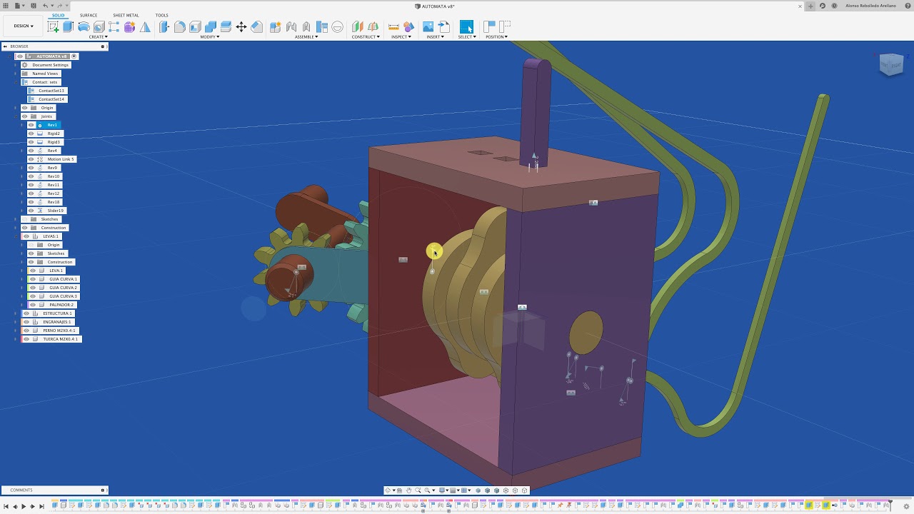 FUSION 360 #194: AUTOMATA PARTE 2 - YouTube