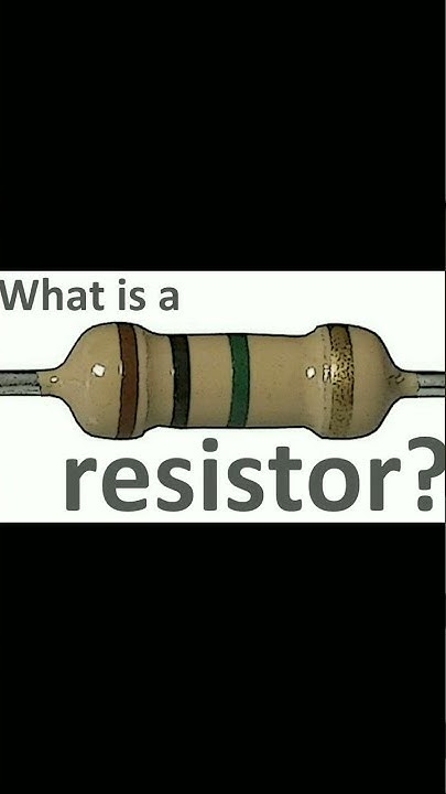 How resistors work. - YouTube