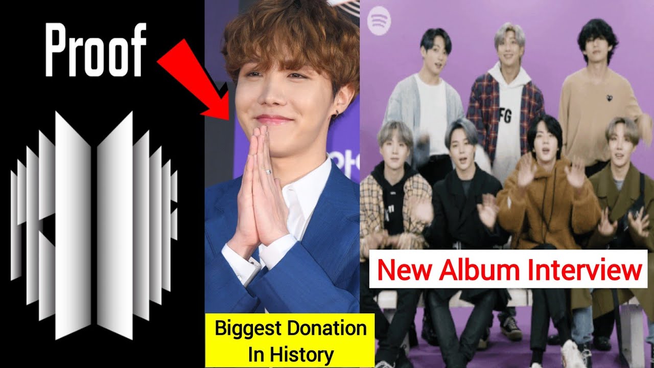 BTS Proof | BTS Jhope Donation | BTS Spotify New Video | BTS Latest ...