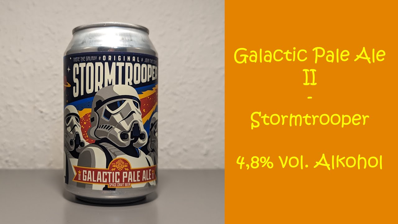 Stormtrooper Galactic Pale Ale - Verkostungsvideo - YouTube
