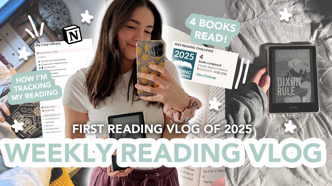 Weekly Reading Vlog 📚😍 The First Reading Vlog of 2025 & How I'm ...